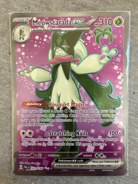 Meowscarada (Maskagato) ex Paldea Evolved 231/193 Pokémon (Neu (gemäss ...