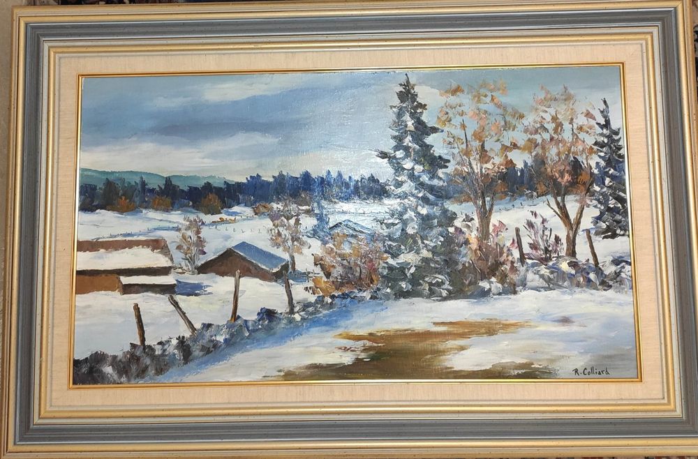 Huile sur toile de ROLAND COLLIARD | Kaufen auf Ricardo