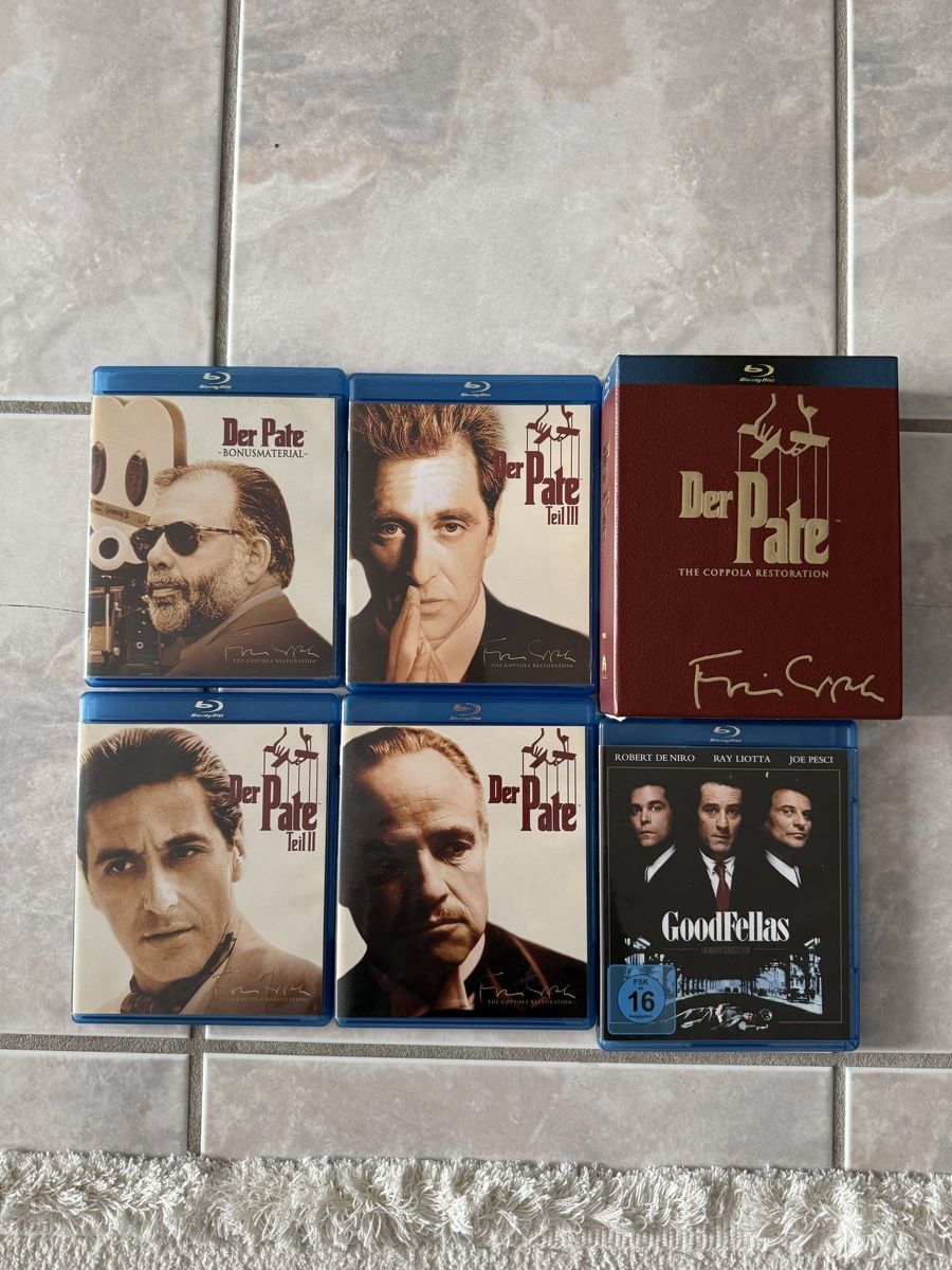 Der Pate - The Godfather Trilogy & Godfella Blu-ray Komplett (Gebraucht ...