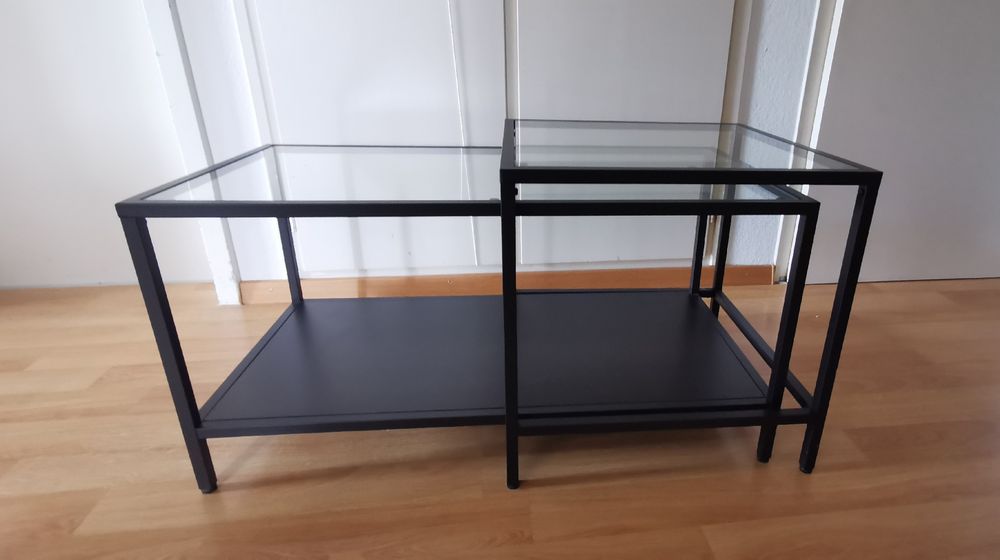 Erstaunlich Ikea Glastisch Metall Bild