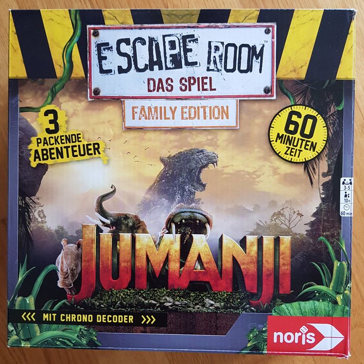 Neuwertig! Jumanji Escape Room - Das Spiel - Family Edition (Neu ...