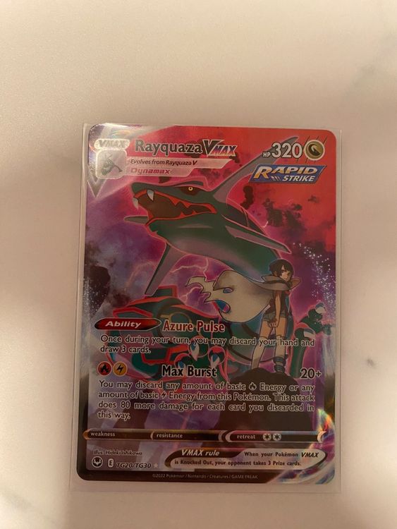 Pokémon Silver Tempest Rayquaza VMax 🇺🇸 (Neu und originalverpackt) in ...