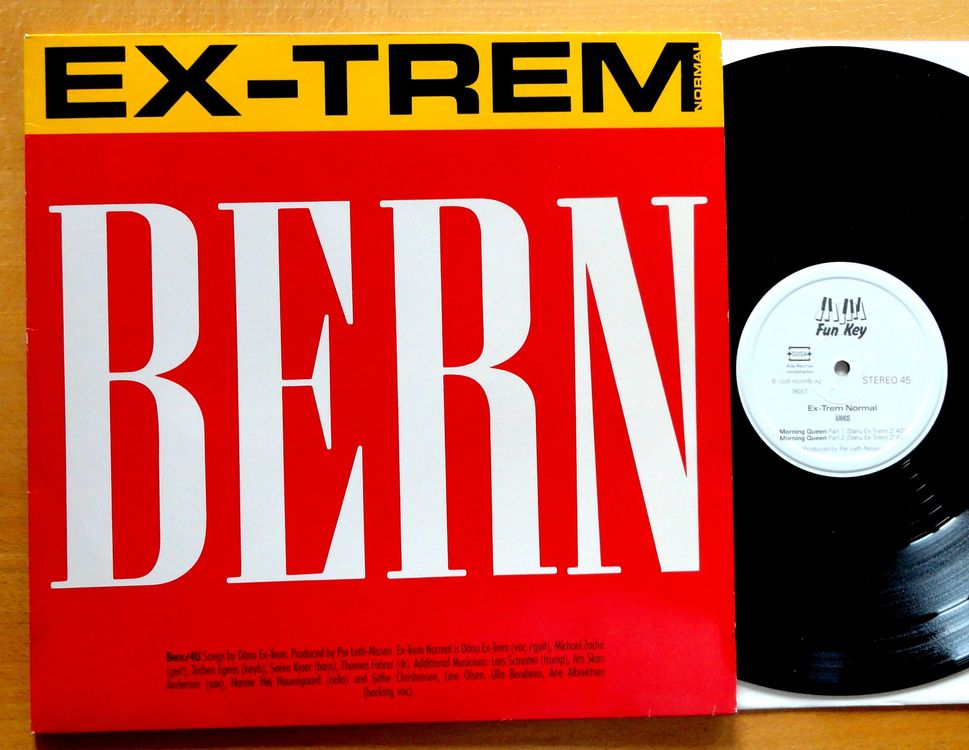LP EX-TREM NORMAL Bern FUN KEY 1988 INDIE ROCK SWISS KULT (Gebraucht ...