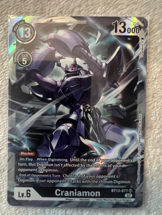 Digimon TCG Craniamon BT13 | Kaufen auf Ricardo