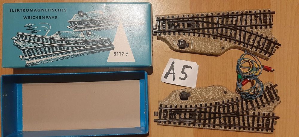 Märklin 5117 Weichenpaar M-Gleis H0 | Kaufen auf Ricardo