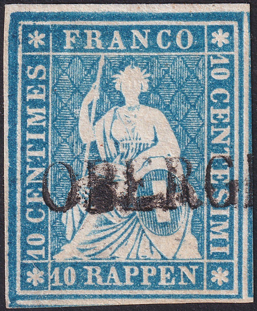 23G (23B4) Luxusstück von OBERGLATT, Bogenecke, LP! (Gebraucht) in ...