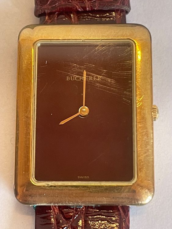 Superbe montre bucherer à quartz avec boîte | Kaufen auf Ricardo