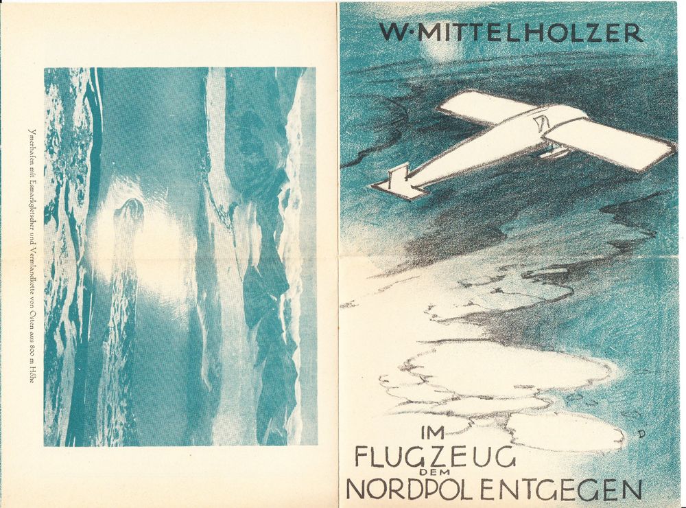 W. Mittelholzer. Im Flugzeug dem Nordpol entgegen | Kaufen auf Ricardo