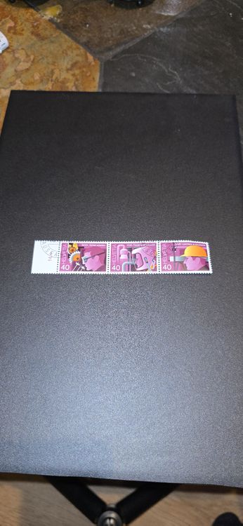Briefmarke Block Viererblock Schweiz Industrie motiviert 40 (Gebraucht ...