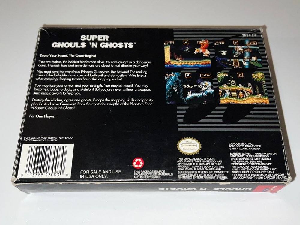 SNES Spiel - Super Ghouls 'n Ghosts (OVP) [US-Version] | Kaufen auf Ricardo