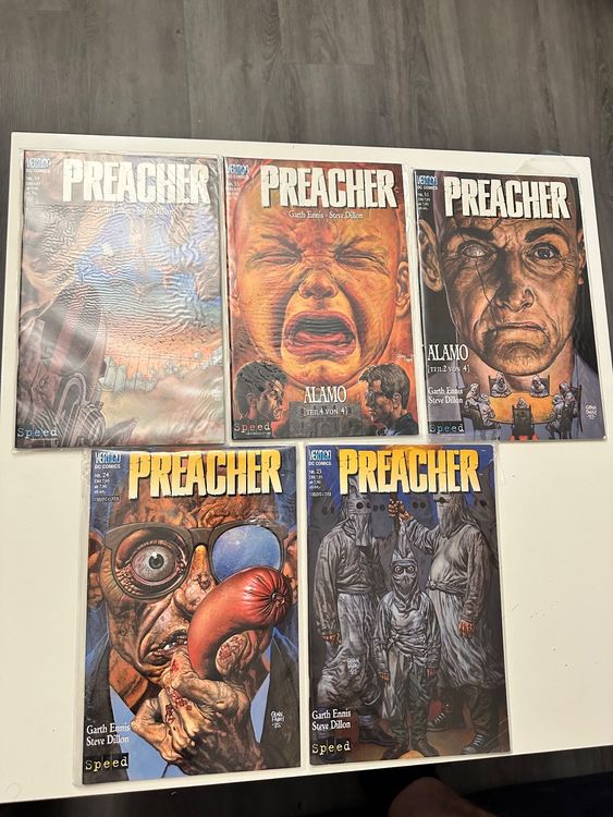 Rarität 5er Lot PREACHER Band 23, 24, 31, 33, 34 neuwertig (Neu (gemäss ...