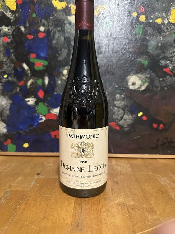 Domaine Leccia Patrimonio 1998 (Neuf avec emballage d'origine) à ...