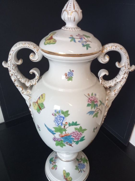 Große Herend Porzellan Big Fancy Vase "Tokio" 1935-1938 | Kaufen auf Ricardo