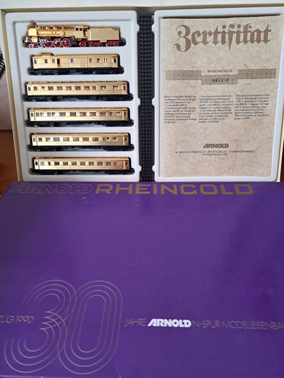 30 Jahre Arnold - Rheingold-Set in Gold (Neu (gemäss Beschreibung)) in ...