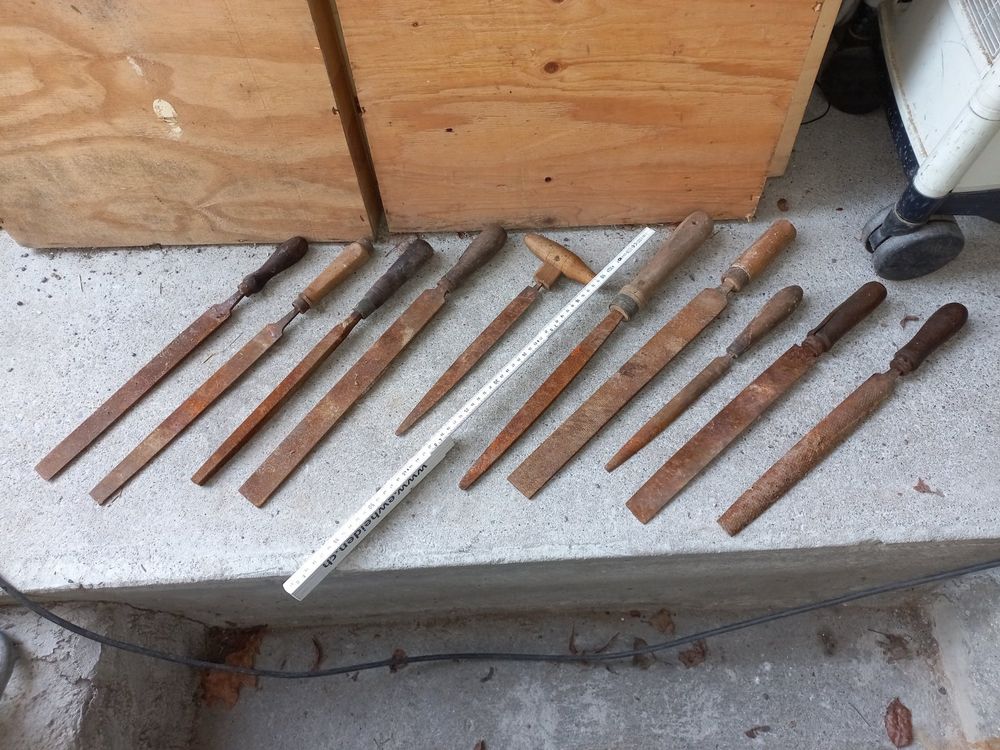 10 Feilen, alte Feilen Stahl (Gebraucht) in Zihlschlacht für CHF 5.9 ...