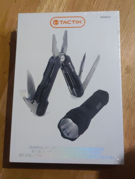 Neu: Tactix Survival Kit Multitool & Taschenlampe | Kaufen auf Ricardo