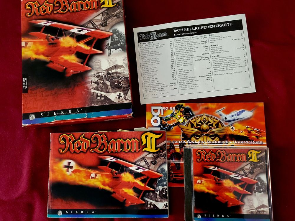 Red Baron 2 Originalverpackung+Zubehör Computerspiel PC Game | Kaufen ...