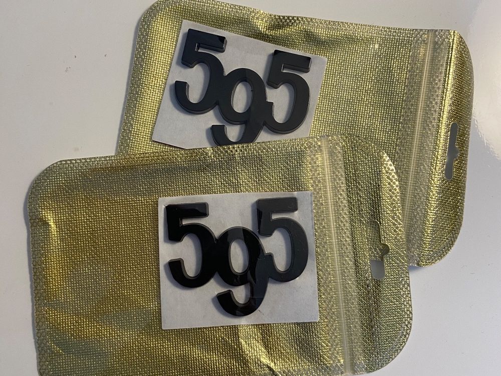 2x Fiat Abarth 595 Logo schwarz (Neu (gemäss Beschreibung)) in Kriens ...