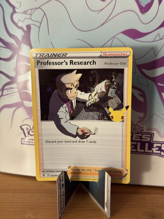 Carte Pokémon Professeur Chen 25 eme célébration ENG (Gebraucht) in ...