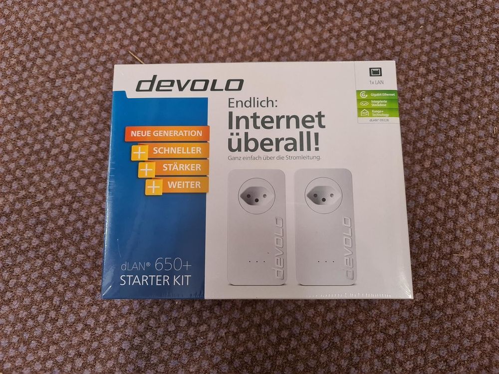 neues Devolo dLan 650+ Starterset ab 1.- | Kaufen auf Ricardo