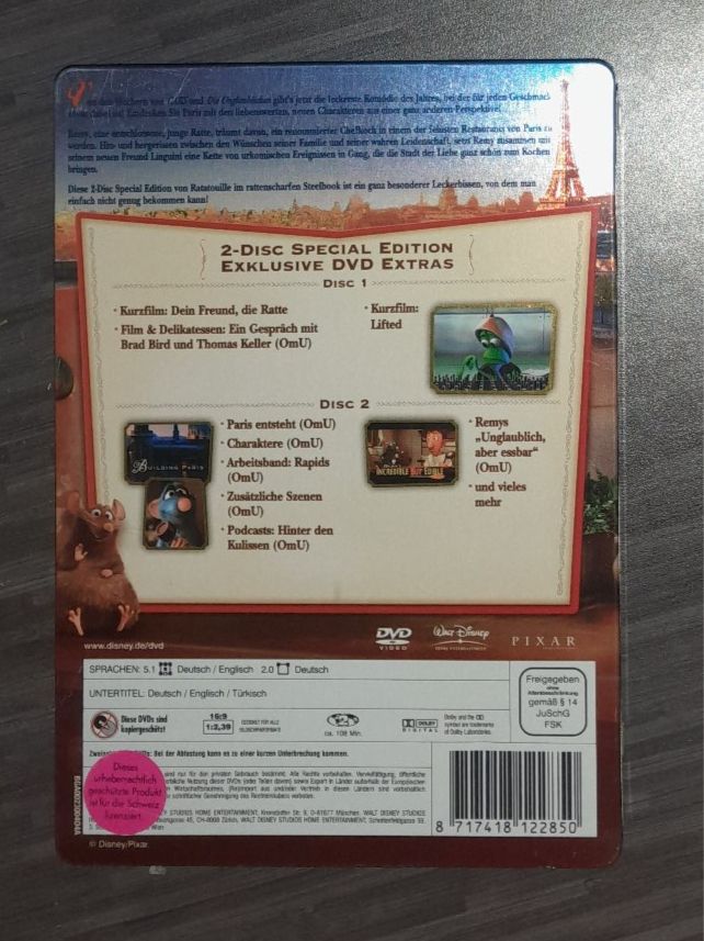Ratatouille 2-Disc Special Edition DVD -Steel Box ! (D'occasion) à ...