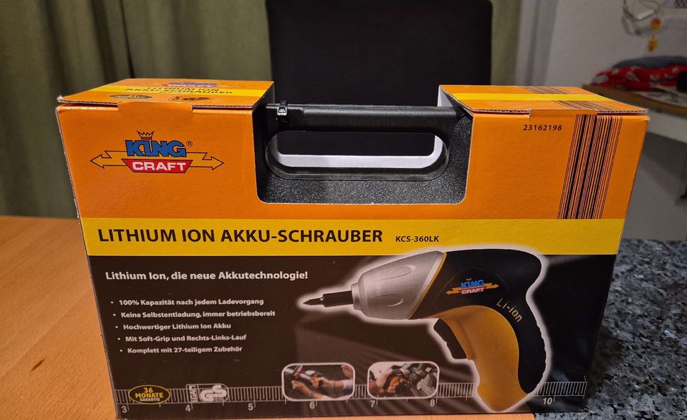 King Craft Akku-Schrauber KCS-360LK Lithium Ion (Neu und ...