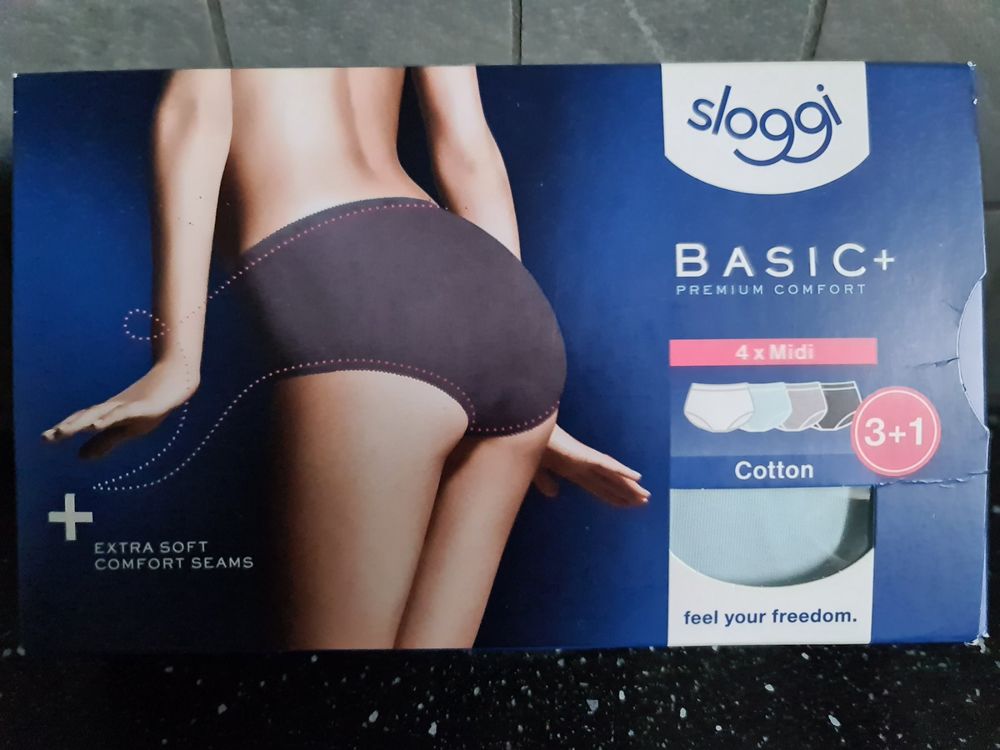 4 x Sloggi Basic+ Midi Gr. 50 *NEU* (Neu und originalverpackt) in Luzern für CHF 11 – mit ...