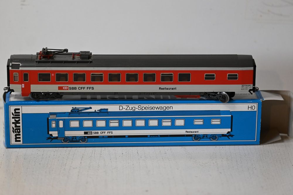 SBB Restaurantwagen Märklin HO/AC mit OVP | Kaufen auf Ricardo