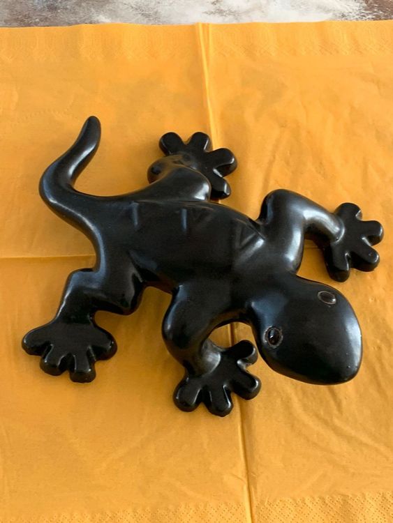 Gecko schwarz aus Ton (Gebraucht) in KREUZLINGEN für CHF 10 – nur ...