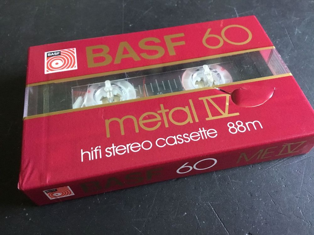 Leer Kassette BASF Metal IV 60 - Compact Cassette NEU (Neuf avec ...