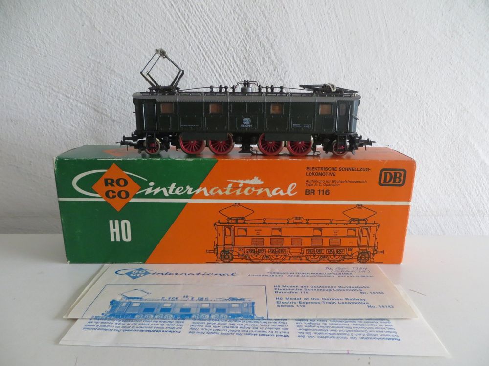 Roco H0: DB-Oldtimer BR 116, Kat-Nr. 14143, WS, OVP (Gebraucht) in St ...