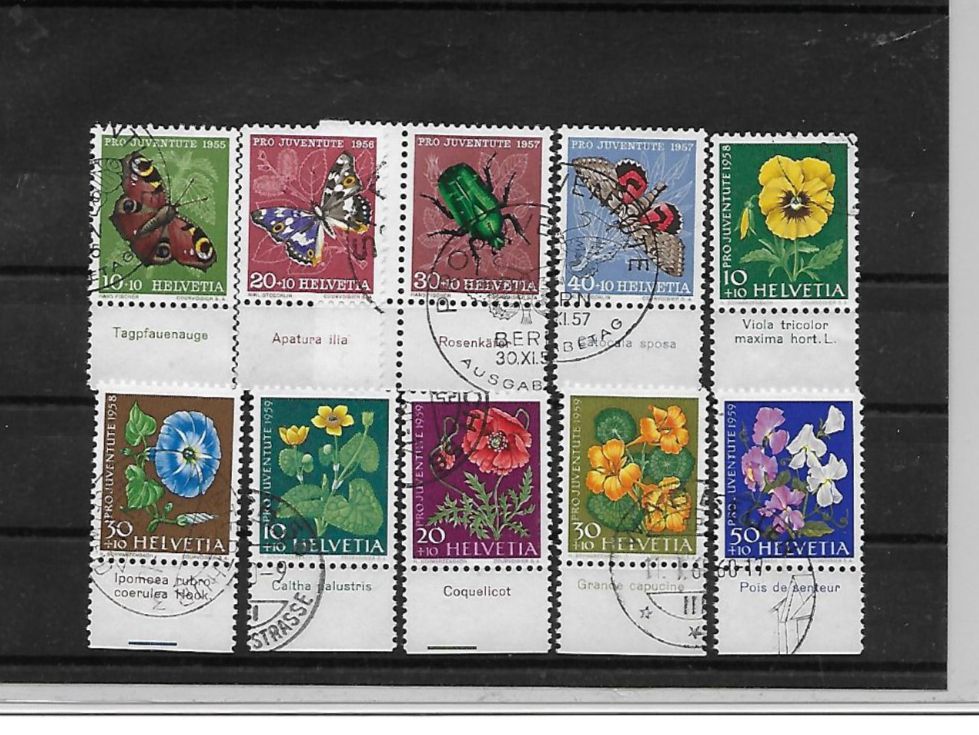 PJ gest. Restlot 1955 - 1959 mit Tab Kat: CHF 105.- | Kaufen auf Ricardo