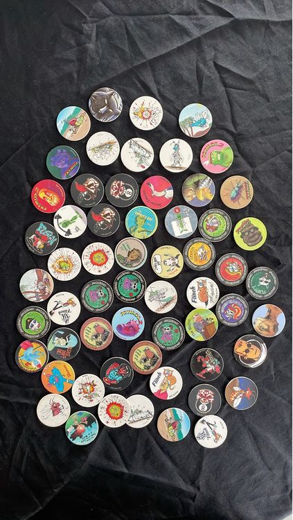 Lot de Pogs Wackers vintage des années 90 (Gebraucht) in Dombresson für ...