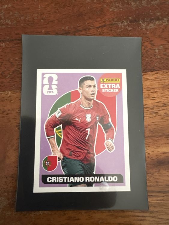 Cristiano Ronaldo Panini Extra Sticker Fifa WM 2026 (Neu (gemäss ...