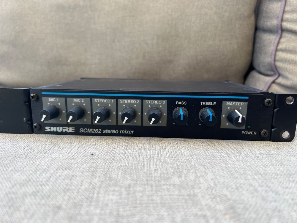 Shure SCM262 Stereo Rack Mixer (Gebraucht) in Giubiasco für CHF 149 ...