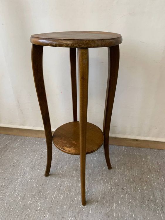 vintage runder Beistelltisch Holz L 8031 (Gebraucht) in Niederönz für CHF 29 – nur Abholung auf ...