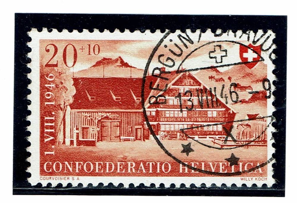 ABE/Pro Patria B32 oblit.Bergün/Bravuogn (Gebraucht) in Neuchâtel für CHF 3 – mit Lieferung auf ...