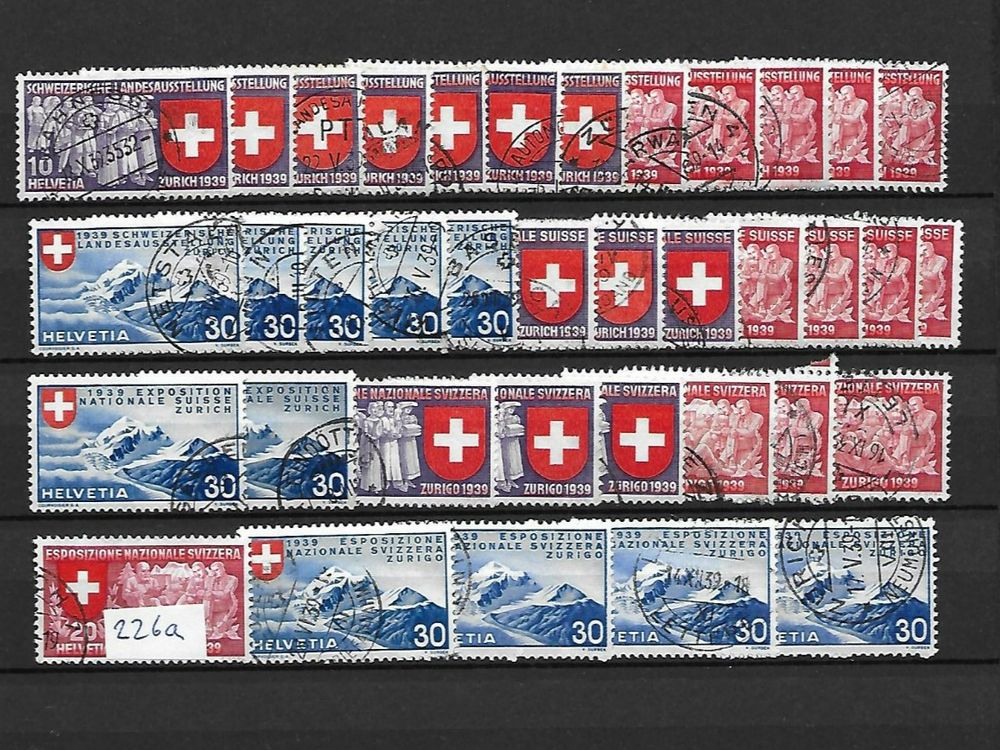 Landi 1939 gest. Restlot Kat: CHF 181.- (Gebraucht) in Basel für CHF 3 – mit Lieferung auf ...