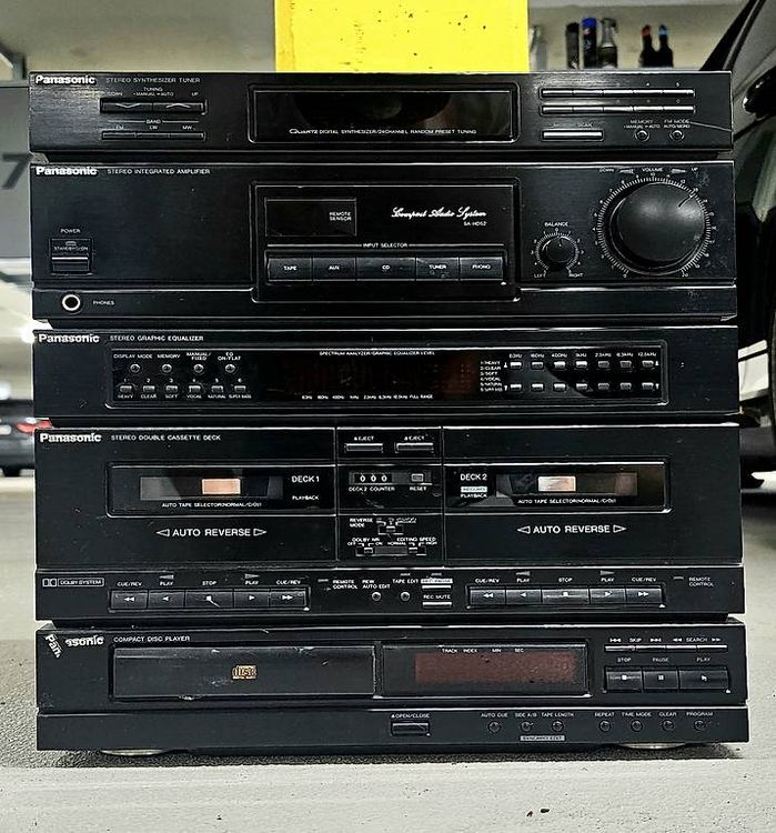 Vintage Panasonic SA-HD52 Audio System Hi-Fi Tuner CD-Player (Gebraucht ...