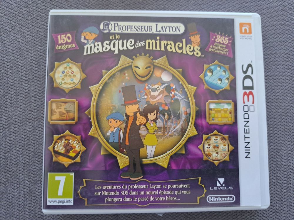 Professeur Layton et le masque des miracles 3DS (Gebraucht) in Genève ...