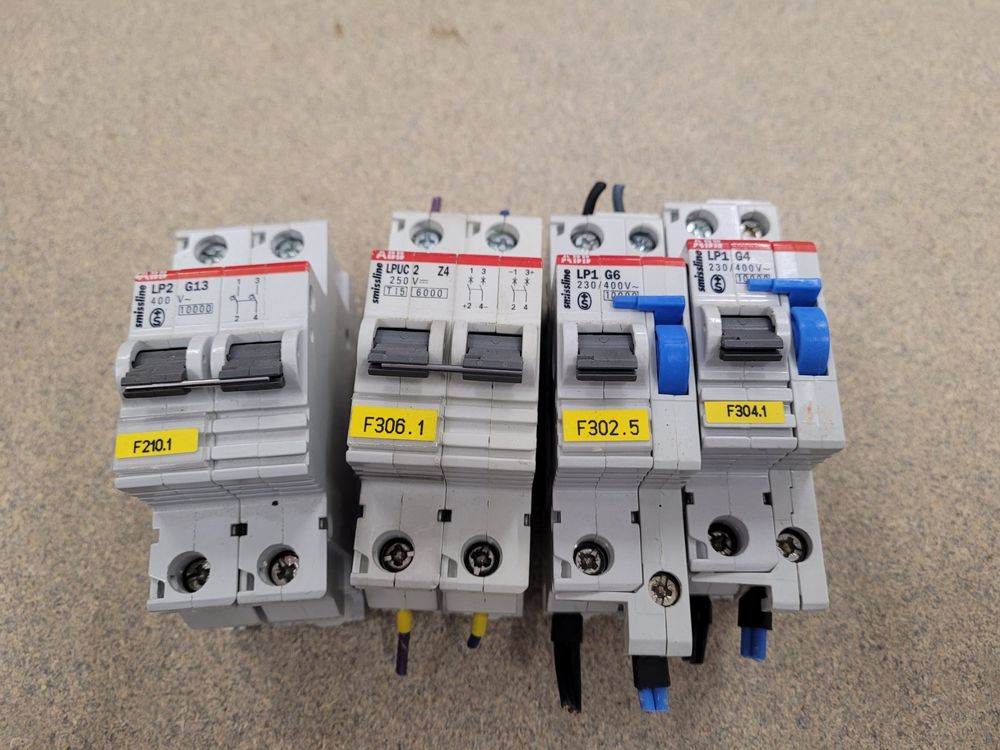 4 Stück Sicherungen ABB / LP2 / LPUC2 / LPI G6 / LP1 G4 (Gebraucht) in Vitznau für CHF 19.9 ...