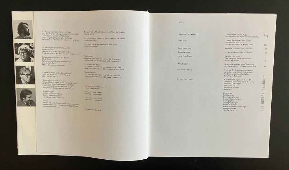 richard paul lohse . modulare & serielle ordnungen 1943-84 (Gebraucht) in Basel für CHF 60 – nur ...