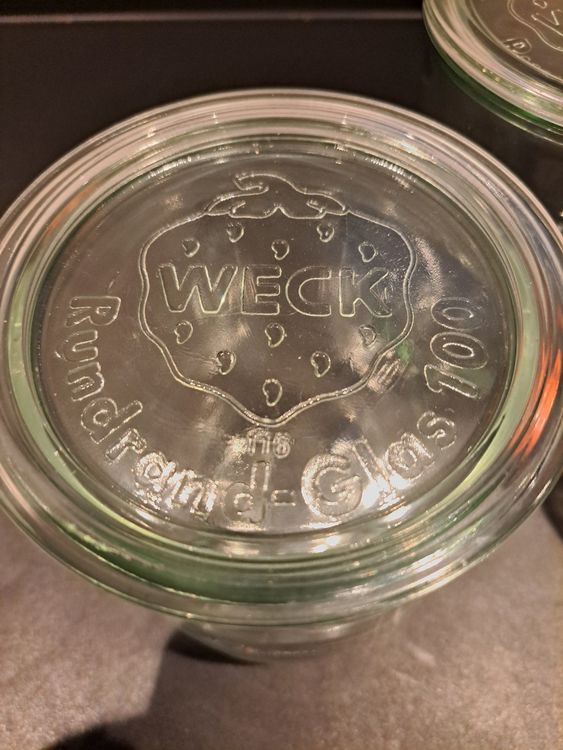 Weck Gläser, 3 Stück, Rundrand-Glas 700, Einmachgläser (Neu und originalverpackt) in ...
