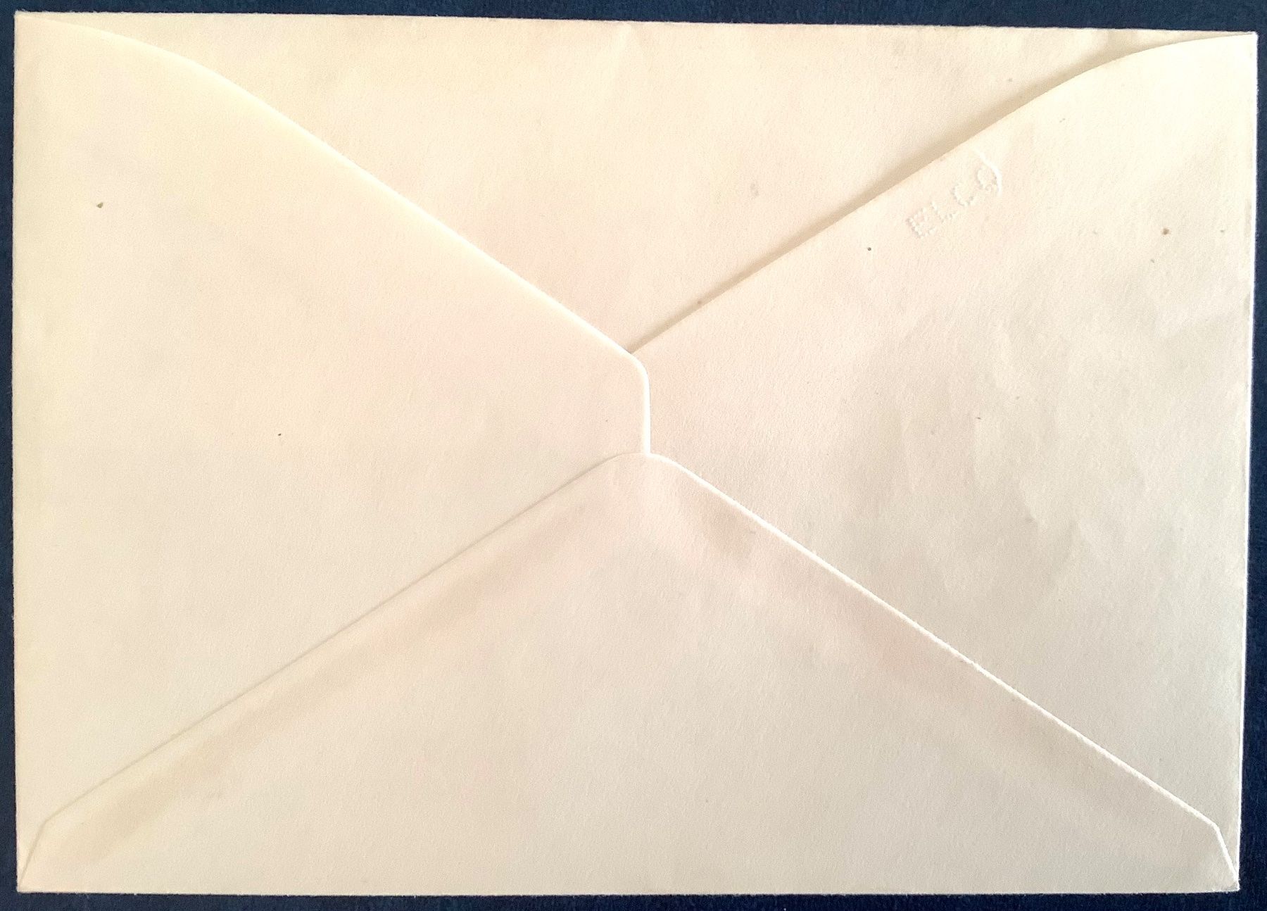 1955 - W35 LAUSANNE-Block auf Blanko Brief - mit Vignette (Neu (gemäss ...