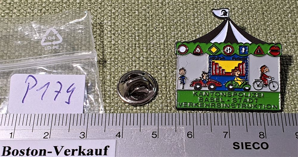 P179 - Pin Kantonspolizei Basel-Stadt Verkehrsinstruktion (Gebraucht) in Reinach BL für CHF 2 ...