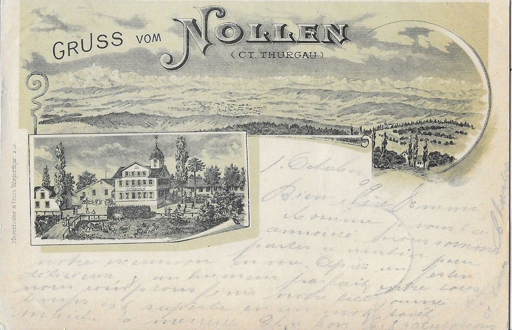 Karte Nollen 1899 (Gebraucht) in Zürich für CHF 10 – mit Lieferung auf Ricardo kaufen