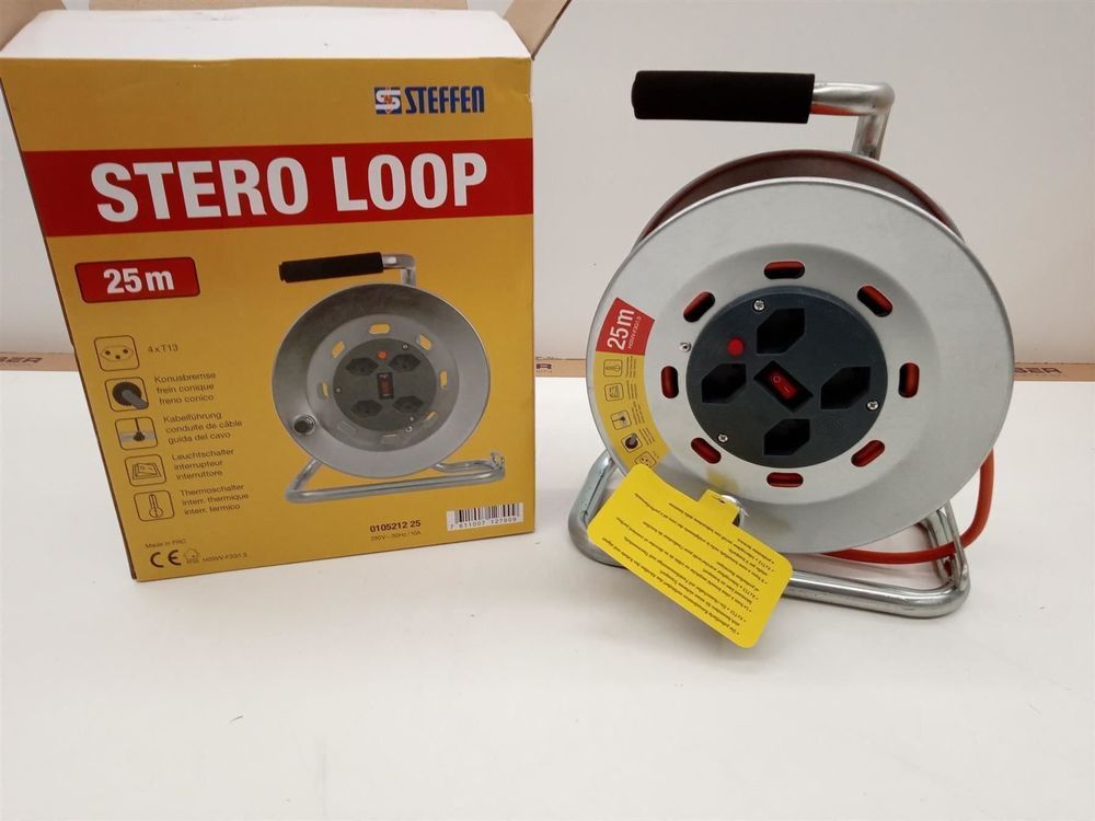 Steffen stero loop Kabelrolle 25 m Kabeltrommel | Kaufen auf Ricardo