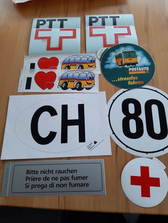 PTT Postauto Aufkleber / Sticker LOT.07 | Kaufen auf Ricardo