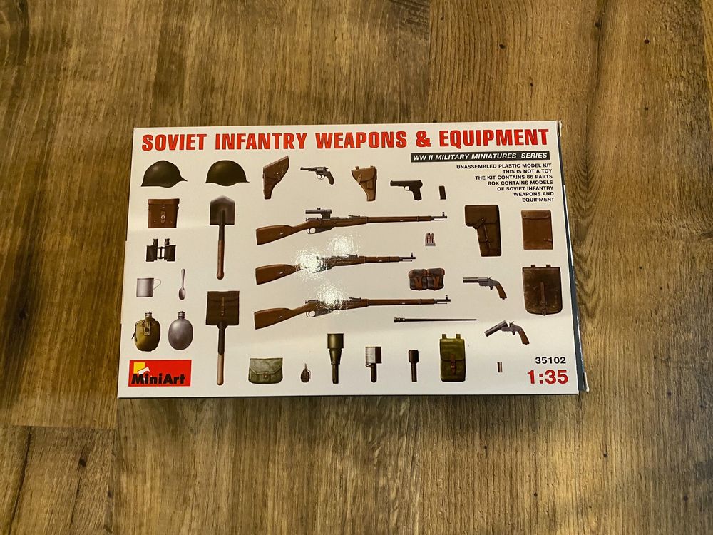 1/35 SOVIET INFANTRY WEAPONS & EQUIPMENT WWII (Gebraucht) in MÜHLEDORF ...