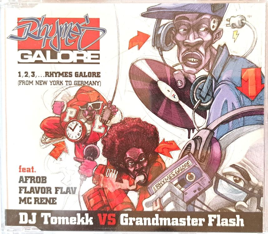 DJ TOMEKK vs GRANDMASTER FLASH - RHYMES GALORE (Gebraucht) in Tenniken ...
